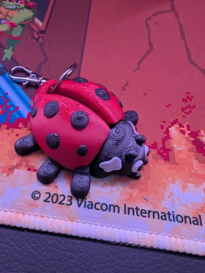 Flexi Ladybug & Keychain - No Supports by 3DeepDesigns MakerWorld ...