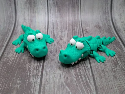 Wally the Crocodile - articulated by 3DMDesign MakerWorld: Download ...