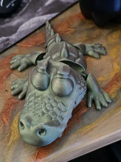 Wally the Crocodile - articulated by 3DMDesign MakerWorld: Download ...