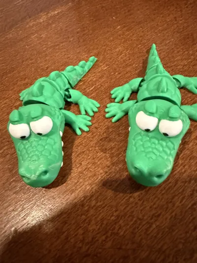 Wally the Crocodile - articulated by 3DMDesign MakerWorld: Download ...