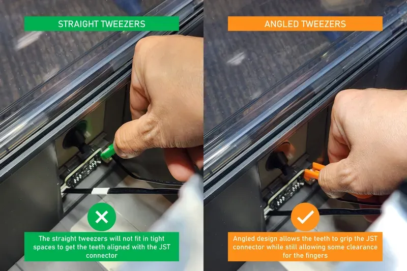 EZ JST Tweezers - Angled Version Remixed by chiz_m MakerWorld: Download ...