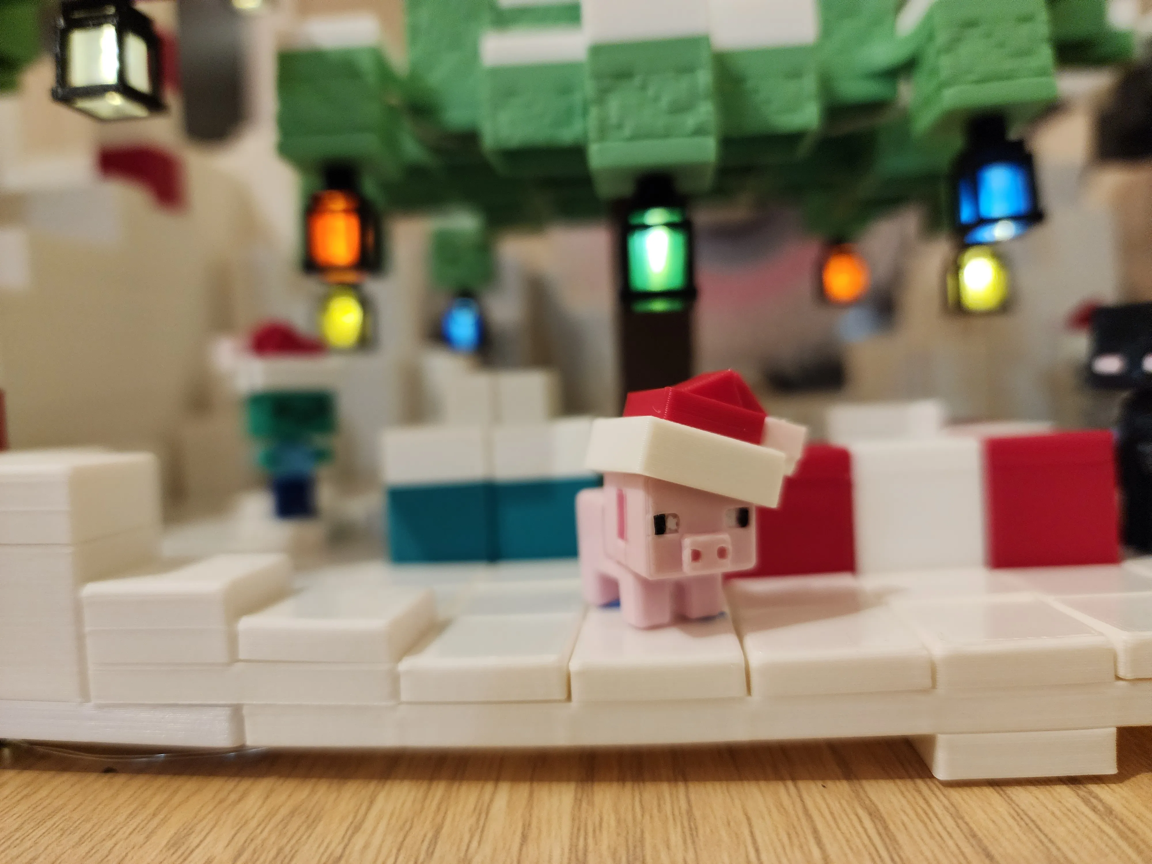 Minecraft-inspired Pig Mini Figure Kit / Keychain by chiz_m MakerWorld ...