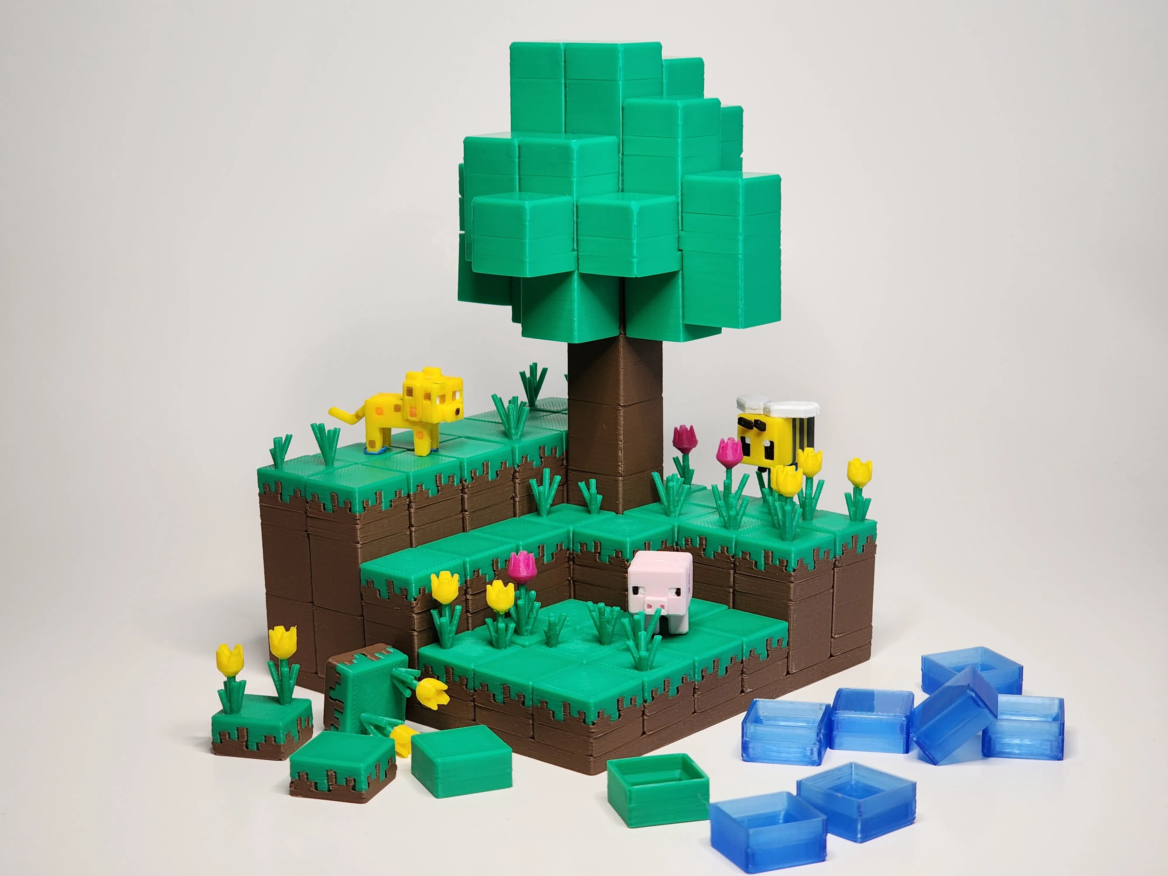 Minecraft-inspired Ocelot Mini Figure Kit/Keychain by chiz_m MakerWorld ...