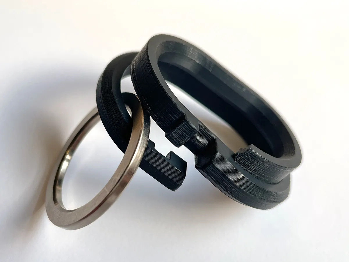 Split Ring (2 shapes x 6 sizes) - Free 3D Print Model - MakerWorld