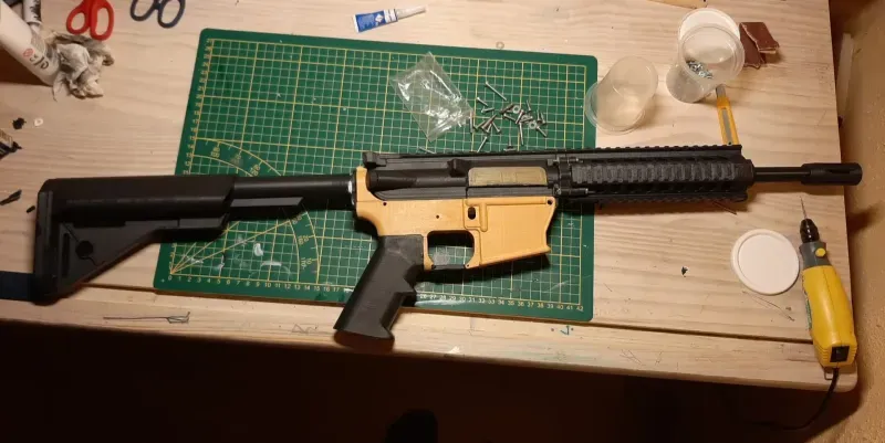 Airsoft M4 - Free 3D Print Model - MakerWorld