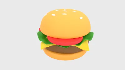 Realistic Hamburger Prop by bayfaire - MakerWorld