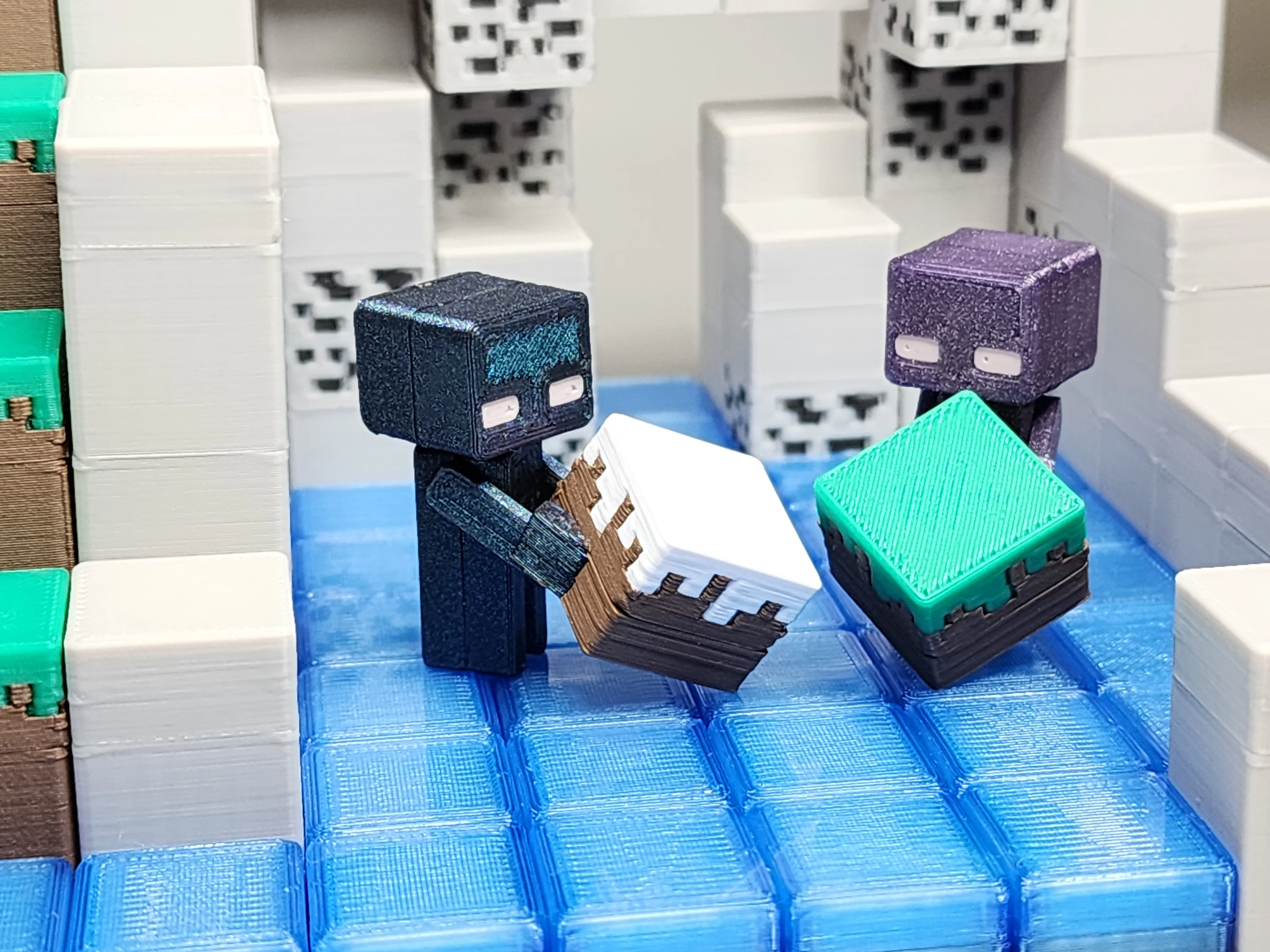 Minecraft Enderman Mini Figure Kit/Keychain - Free 3D Print Model ...