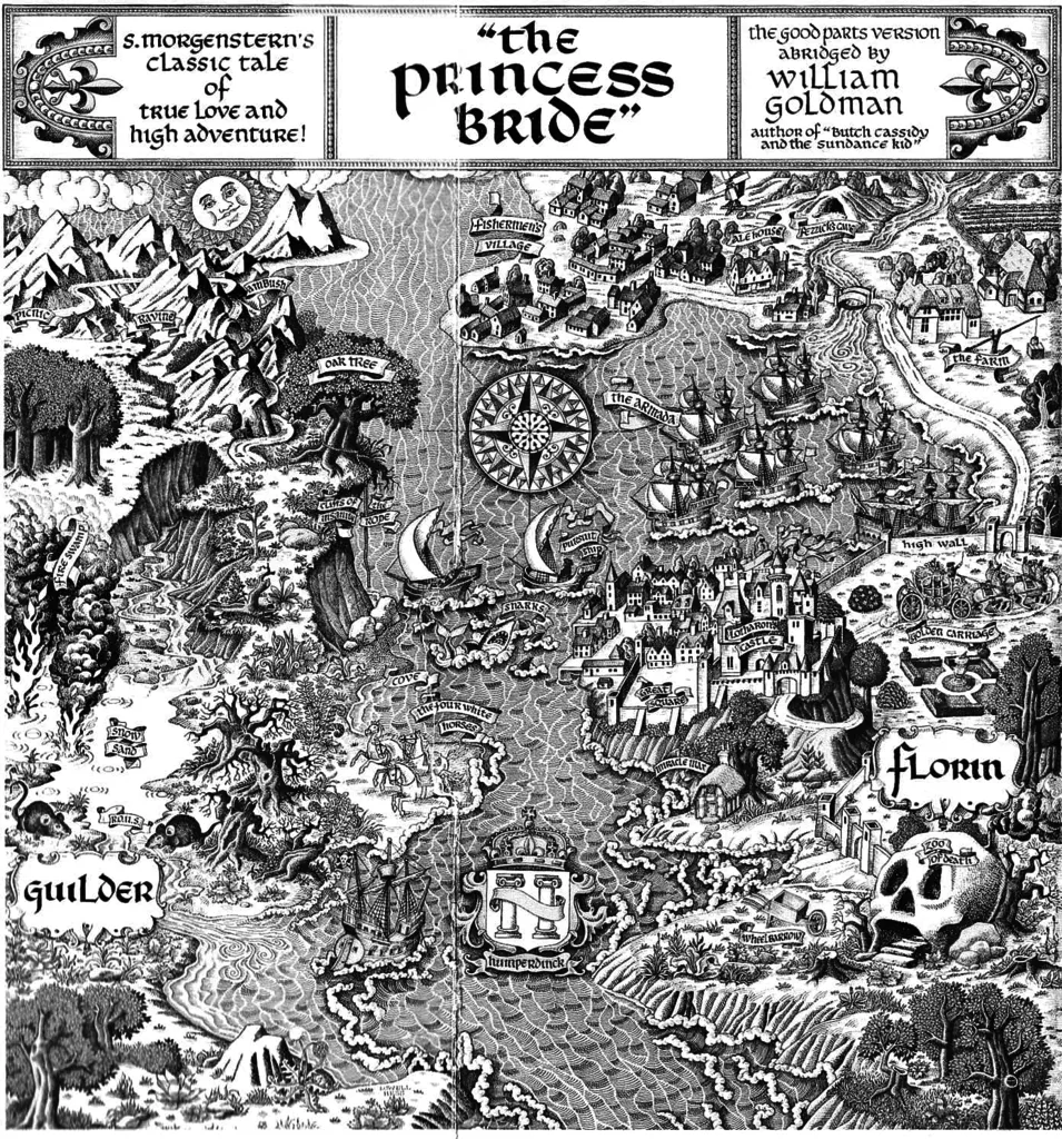 Map from the Princess Bride - Hueforge Print by cyanidesugar MakerWorld ...