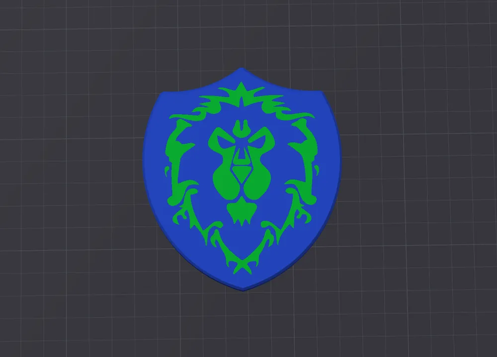 World of Warcraft Alliance Shield Coaster (Multimaterial) by Daryl ...