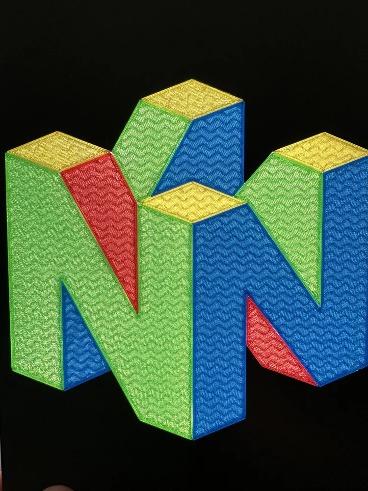 N64 Nintendo 64 Sign/Neon Sign by 3DPODesigns MakerWorld: Download Free ...