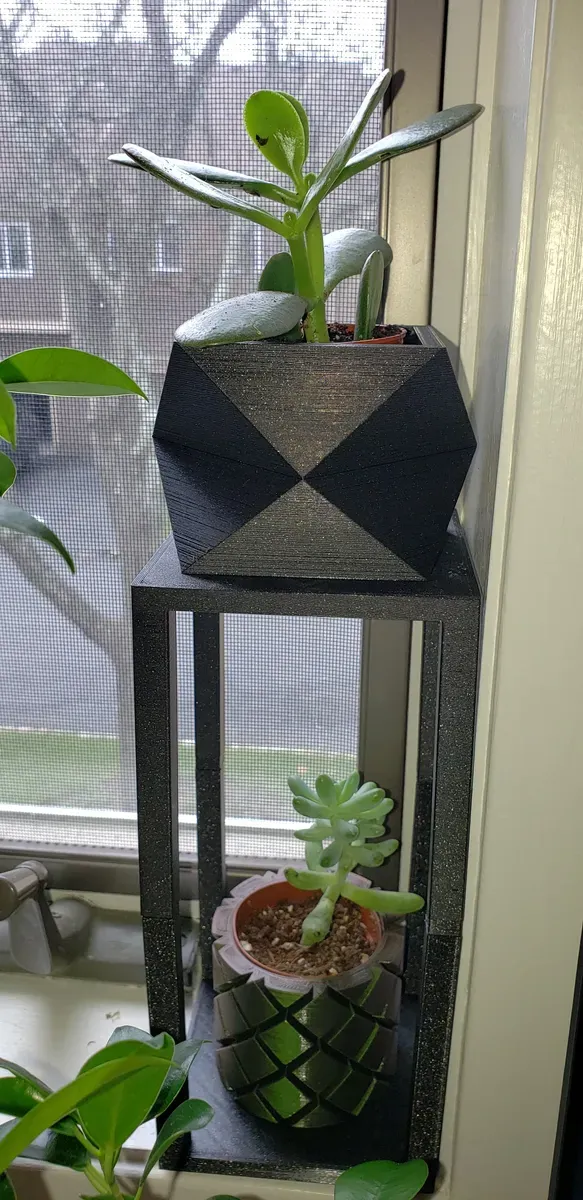 Set of Geometric Planters by TurtleTech Creations - MakerWorld