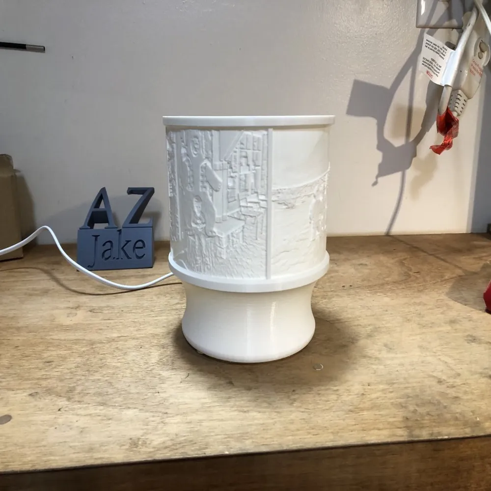 Lithophane Lamp Base by AzJake Creations - MakerWorld