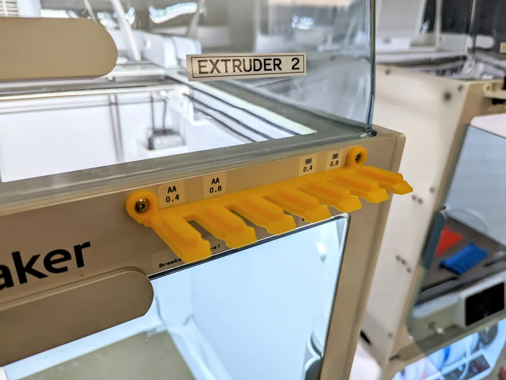 Print core holder (Ultimaker S-series) Remixed by Thibo-do-it - MakerWorld