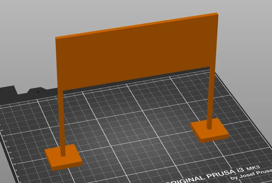Diorama RC Construction Site Sign by 75echoMakerWorld: Download Free 3D ...