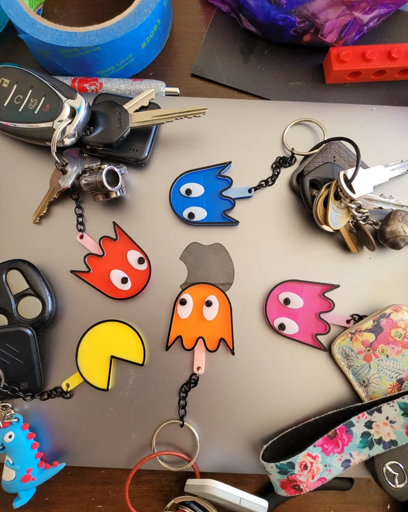 Pac Man Key Holder by mocodroid - MakerWorld