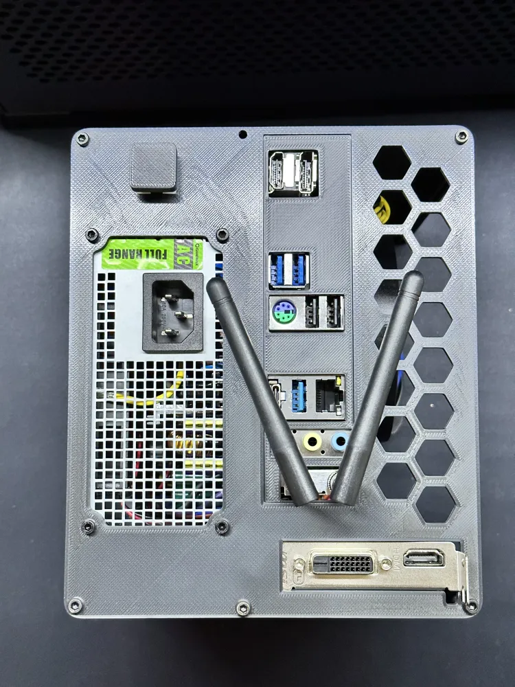 ITX PC cube case with sfx PSU by erer2001 MakerWorld: Download Free 3D ...