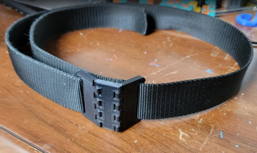 Flexible Belt Buckle (TSA SAFE) by m_IDEX - MakerWorld
