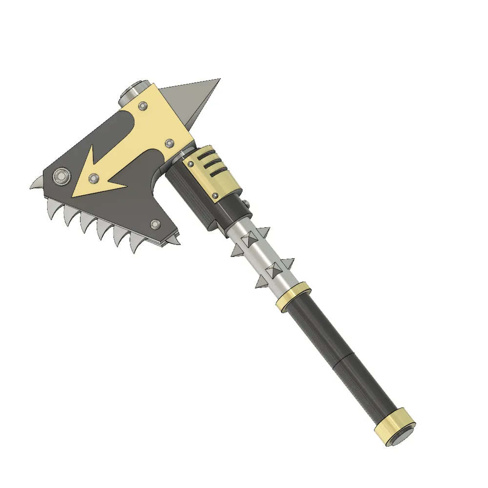 WARHAMMER 40K CHAINAXE by WF3Dprinting - MakerWorld