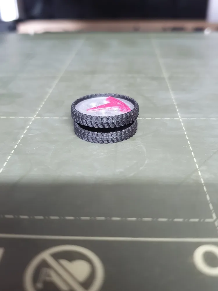 Tesla Tire Button by WF3Dprinting - MakerWorld