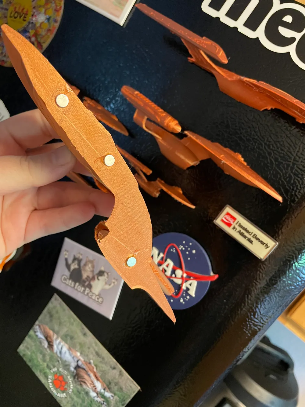 Enterprise Magnetic Wall Display from Star Trek by CrexisEnnex ...