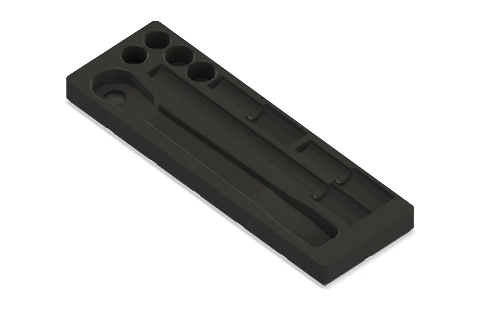 Gridfinity + Wera 3/8" Ratchet with Accessories Remixed by MrStolarsky MakerWorld: Download Free ...