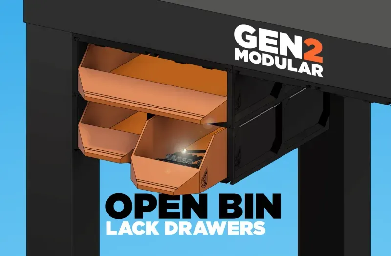 GEN2 Gridfinity Drawers (Updated) - Free 3D Print Model - MakerWorld