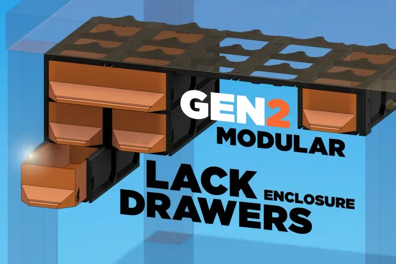 GEN2 Gridfinity Drawers (Updated) by Misterobots MakerWorld: Download ...