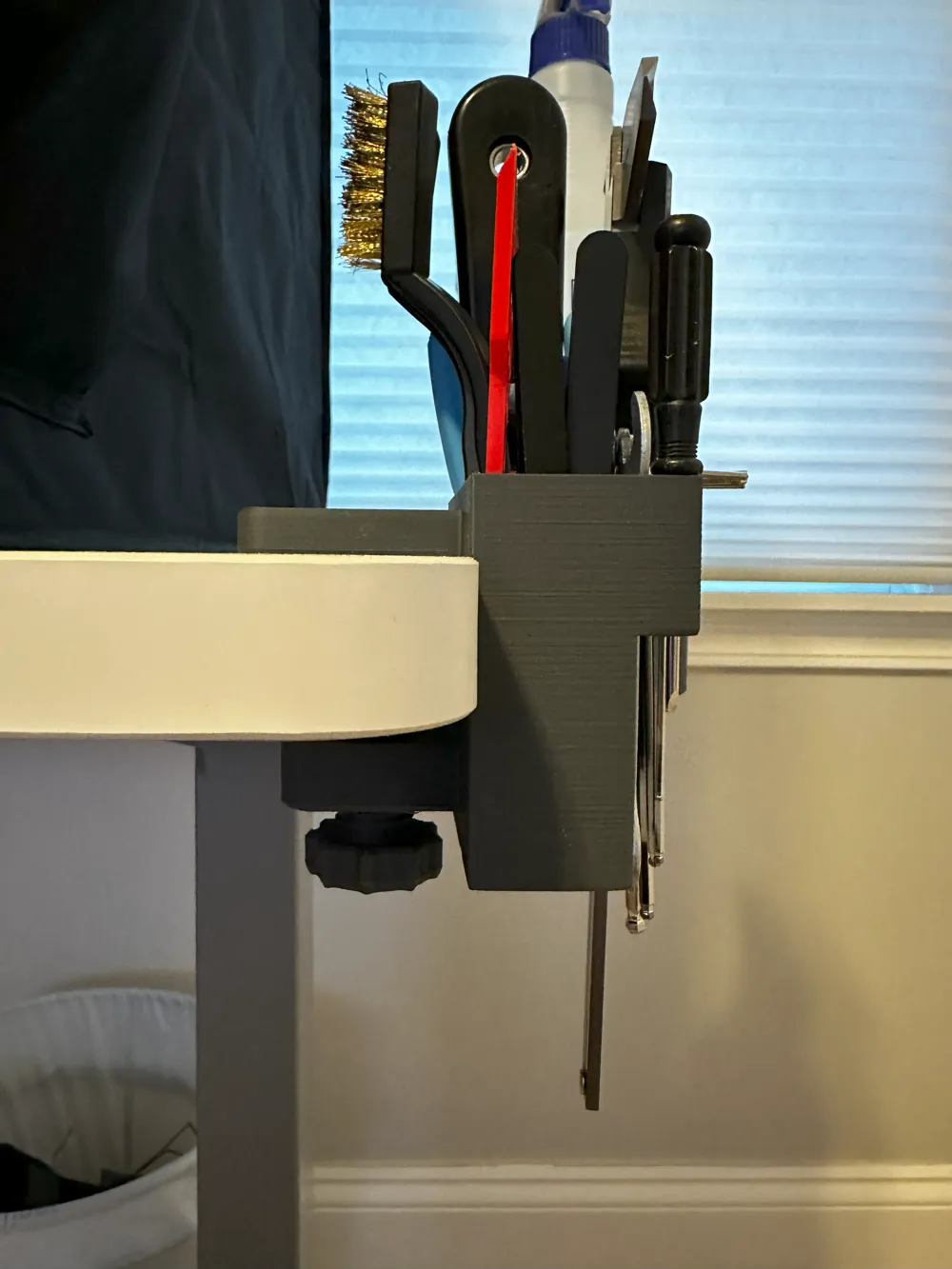 Desk Clamp 3D Printer Tool Holder Remixed by Clayton MerkleMakerWorld ...