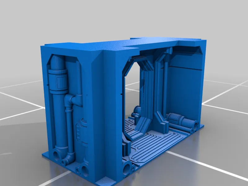 Modular Space Ship/Sci-Fi Corridor Wall Set by cale.lebl - MakerWorld