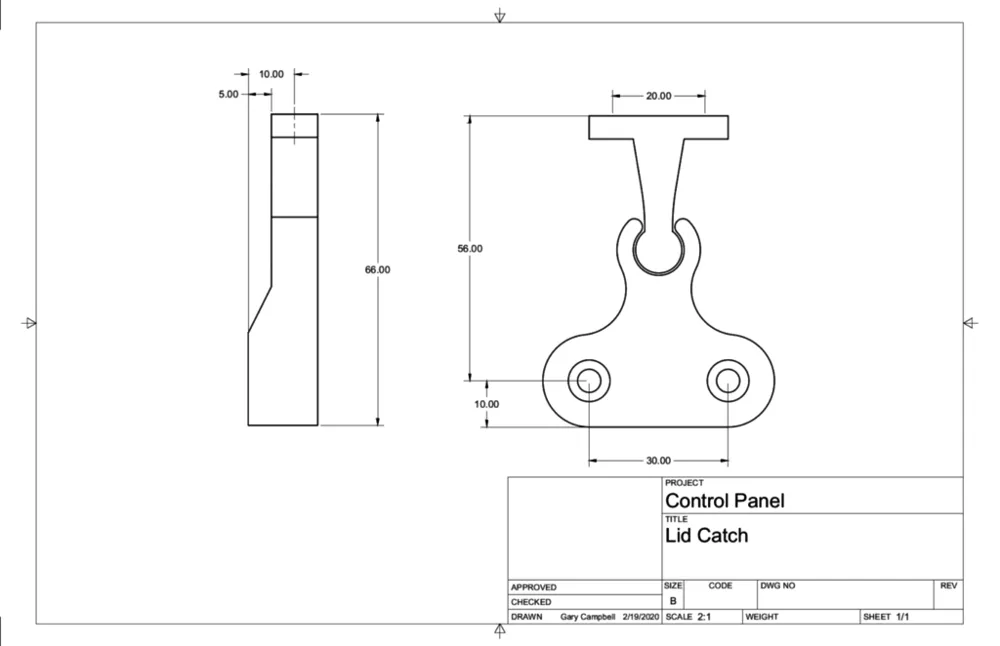 Arcade Control Panel / Cabinet Door Latch by Imagine-Reality MakerWorld ...