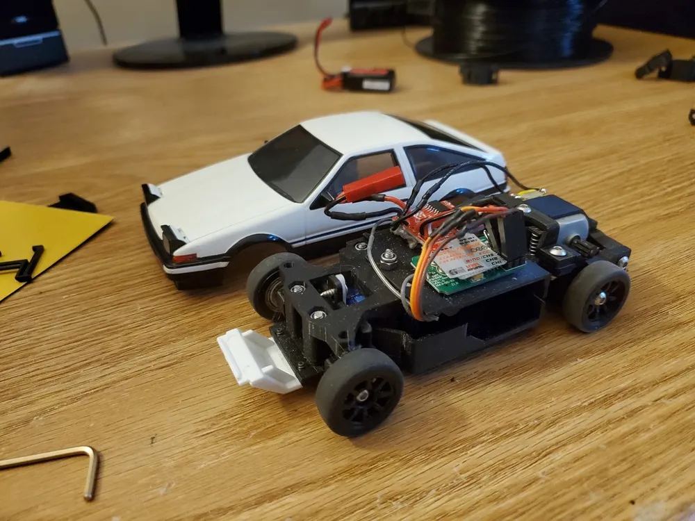 Fully Printed 1:28 RC Car Chassis (MINI-Z compatible) - Free 3D Print ...