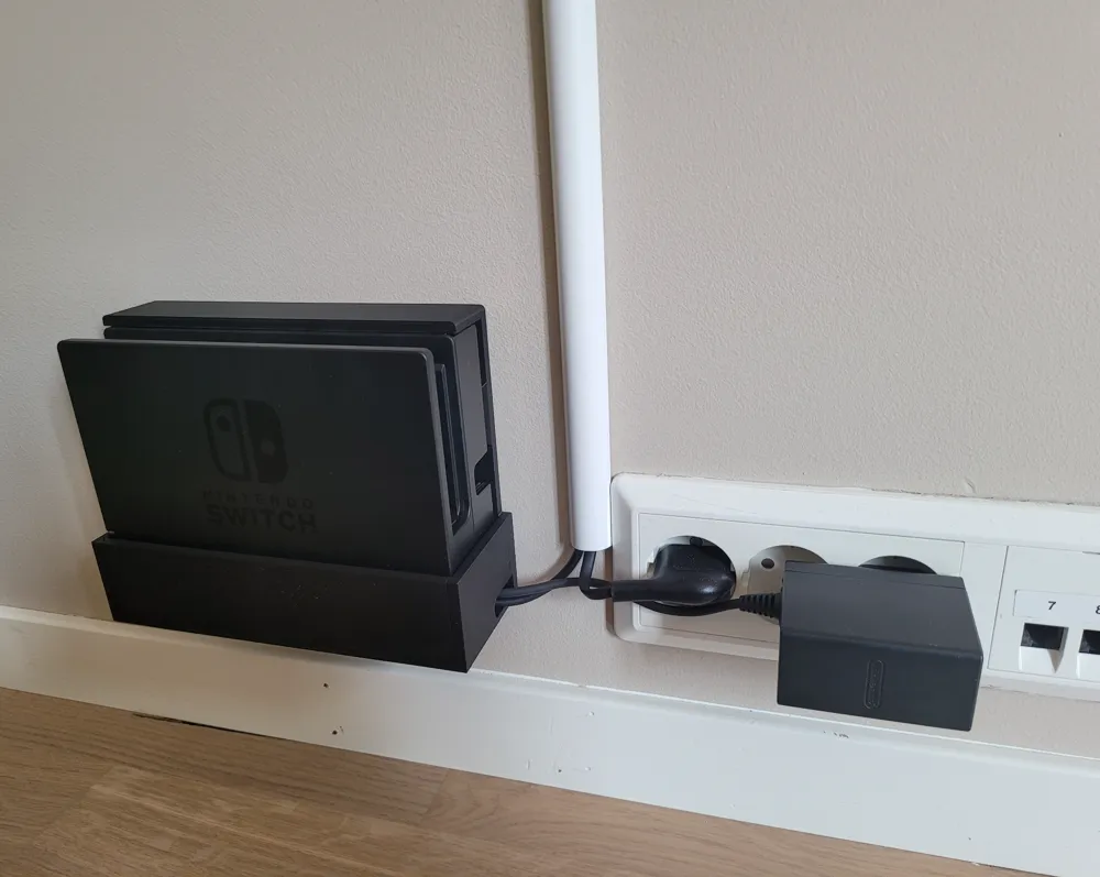 Nintendo Switch wall mount by Stian_K - MakerWorld
