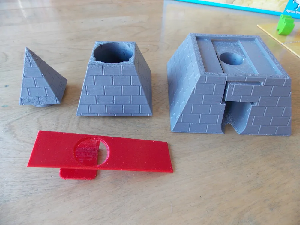 Dice Tower (Pyramid) for Camel-Up Board Game by mobiobi MakerWorld ...