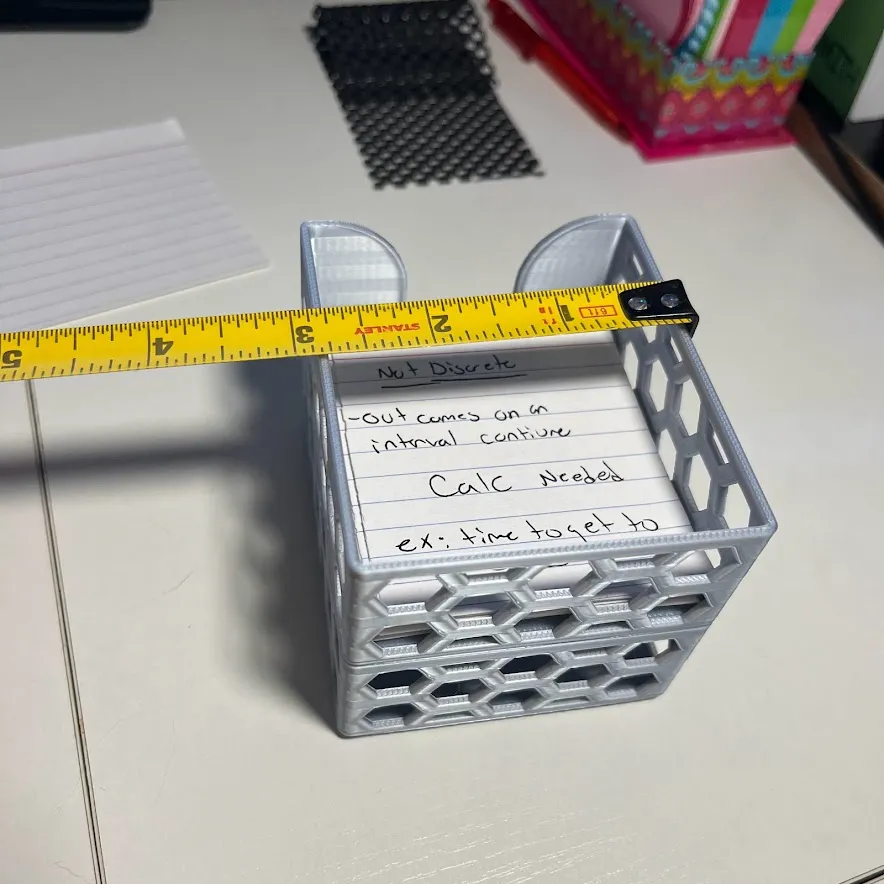 Flash Card Holder Stackable (holds 2.5" x 3" cards) by emilymw154 ...