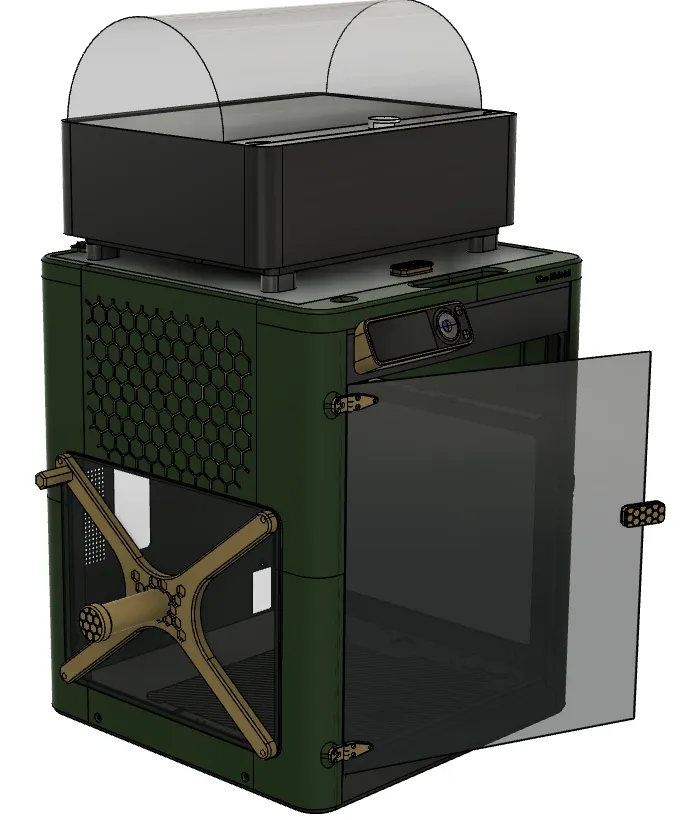 The Shield enclosure for Bambu lab P1P Remixed by Ch tis Makers ...