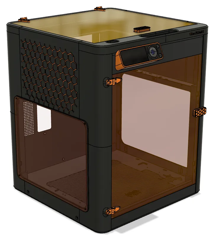 The Shield enclosure for Bambu lab P1P Remixed by Ch tis Makers ...