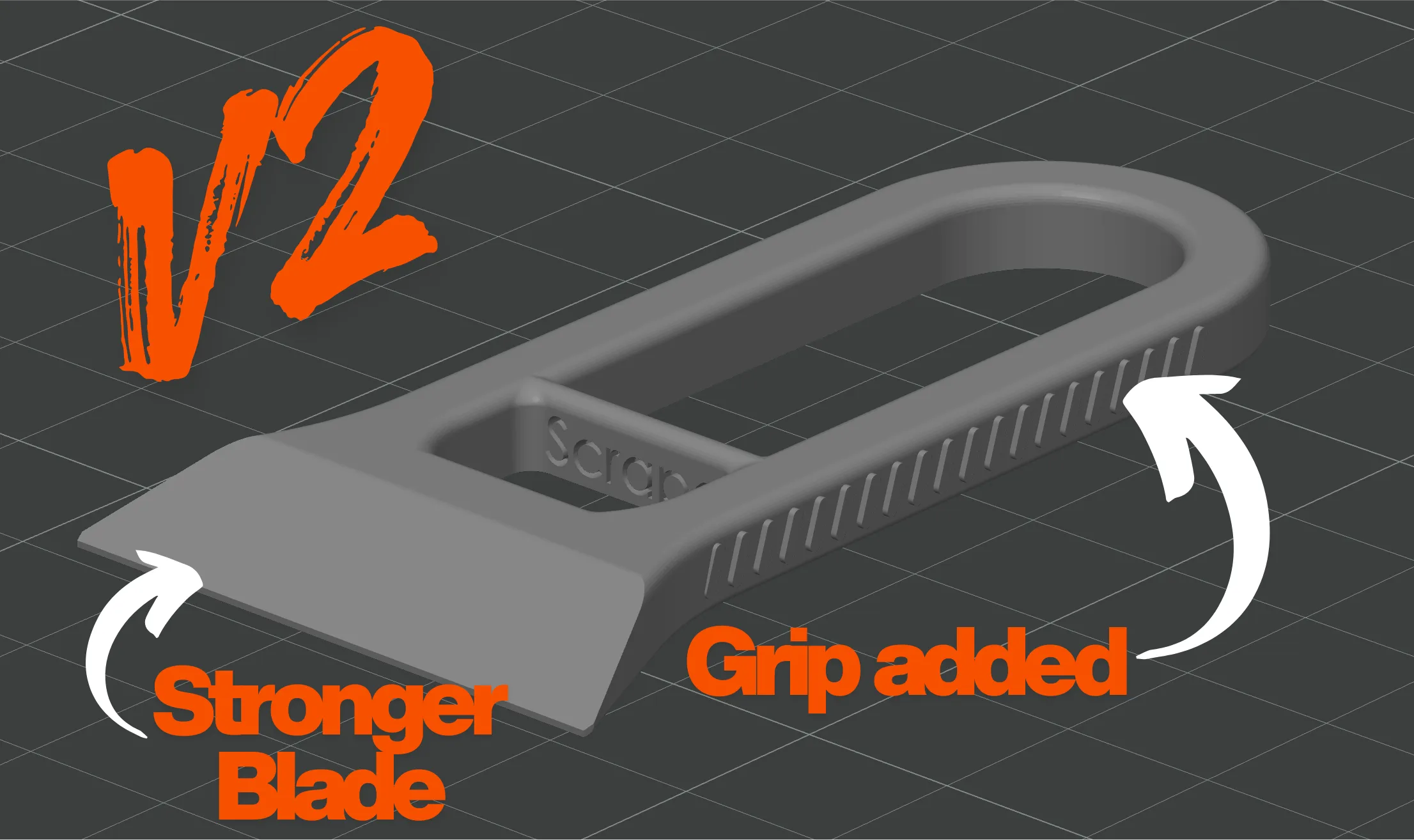 Scrapo - 3D printing scraper - Free 3D Print Model - MakerWorld