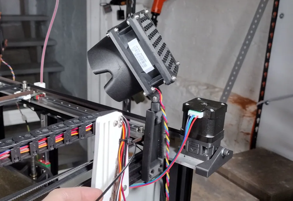 80mm fan NH-AAS shroud with tilt and rotate bracket by bounetphoto ...