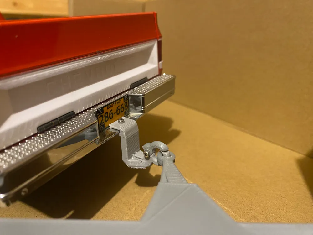 FMS chevy k10 trailer and hitch - Free 3D Print Model - MakerWorld