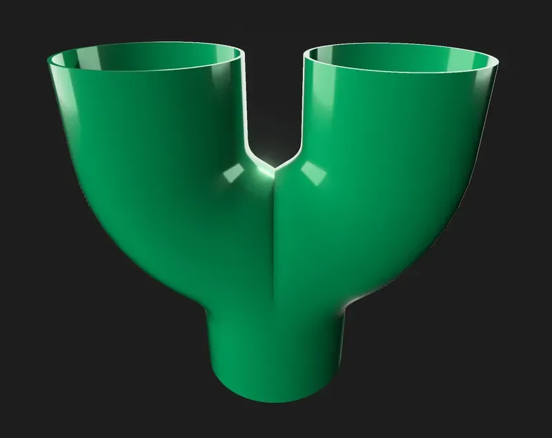 Y Connectors For 100mm Pipe by Fyrby Additive MakerWorld: Download Free ...