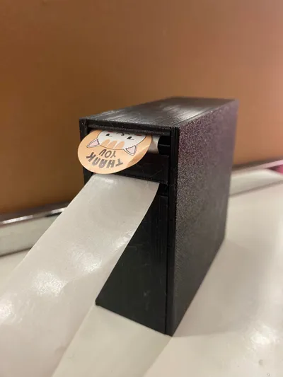 Sticker Roll Holder/Dispenser with Base(s) Remixed by moneybunny88 ...