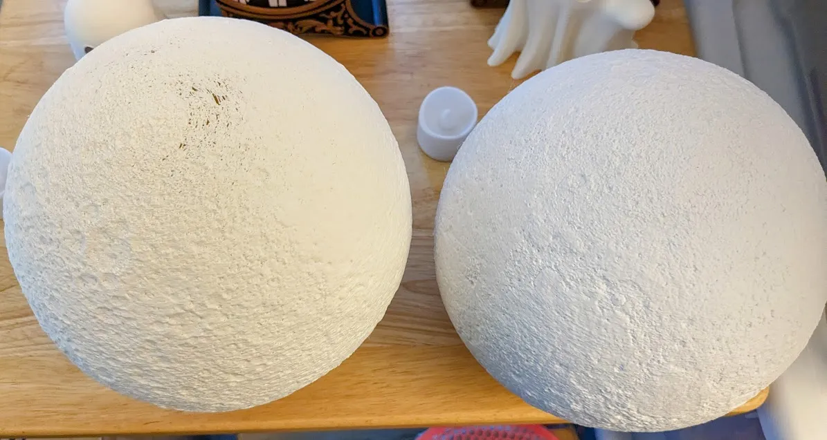 Moon Globe for LED Lamp 001 - Free 3D Print Model - MakerWorld