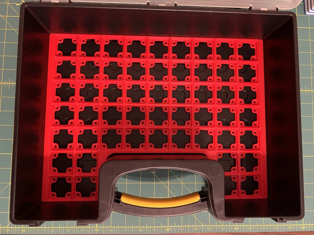 Gridfinity baseplates for Harbor Freight parts organizer (large) by ...