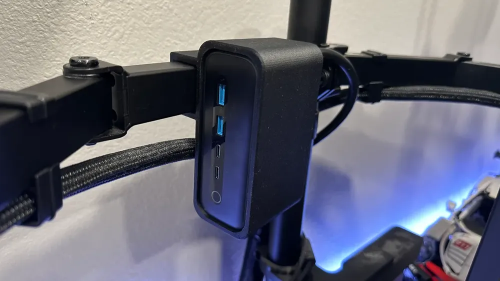 Anker 525 Monitor Arm mount Remixed by donaldkieu - MakerWorld