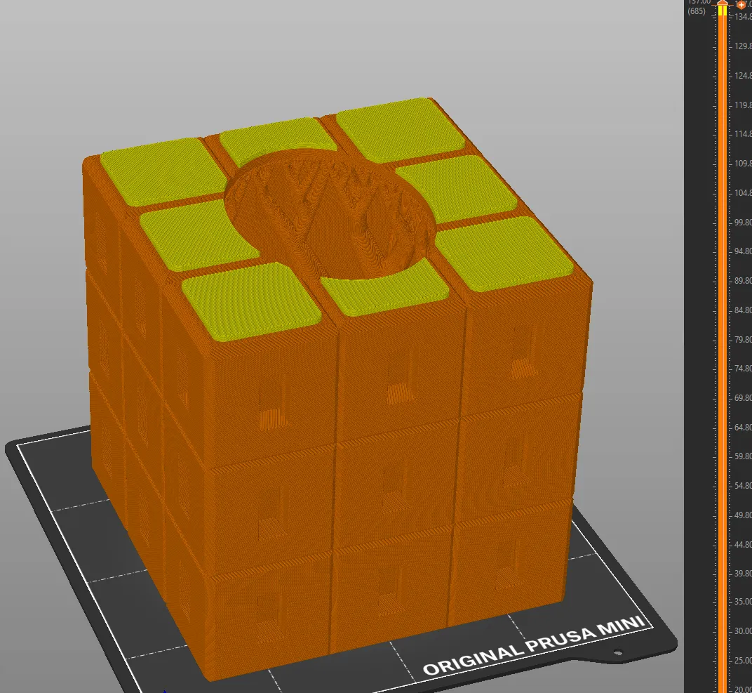 Rubix Cube Tissue Box Cover - Single Color Printer by TripleGWorkshop ...