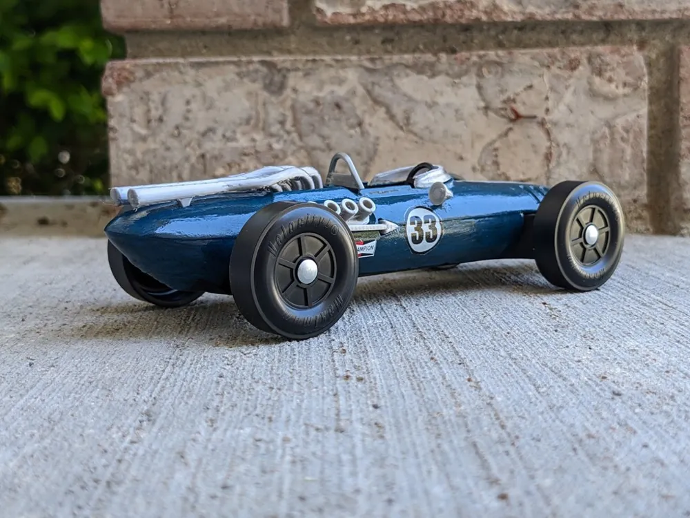 1966 Eagle Mk1 (Pinewood Derby Car Shell) by Troysterr - MakerWorld