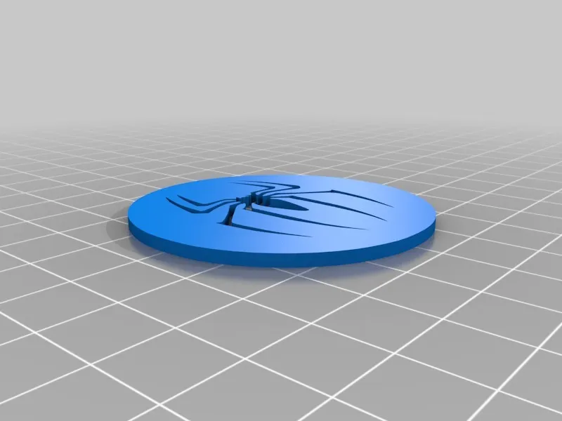 Spider-Man Logo/Keychain by moby2112 MakerWorld: Download Free 3D Models