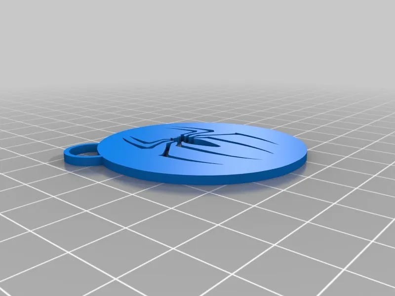 Spider-Man Logo/Keychain by moby2112 MakerWorld: Download Free 3D Models