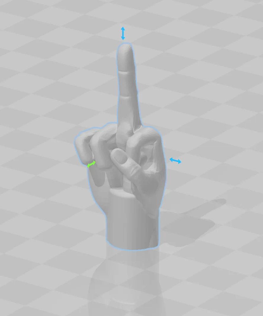 Middle Finger Valve Cap by Sscigg MakerWorld: Download Free 3D Models