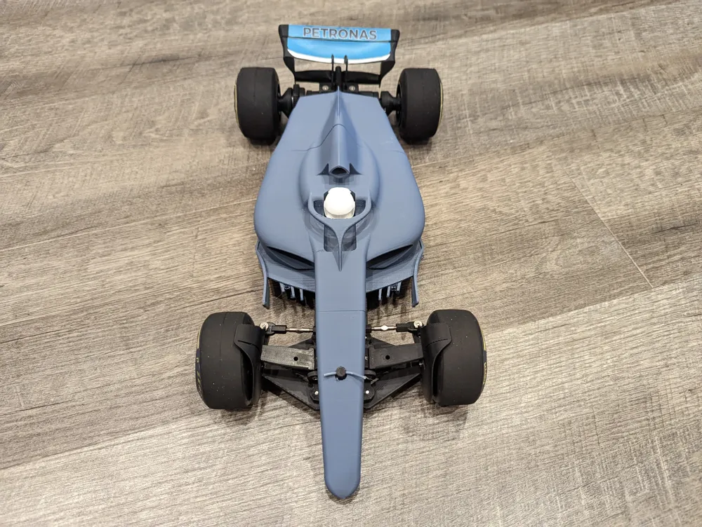 RC F1: HPD EVO Optional F1 2022 Body Wide Flat ESC Standard Orientation ...